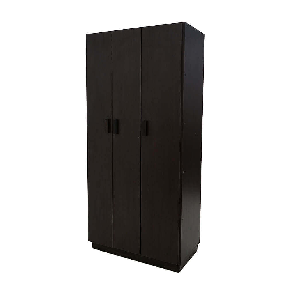 ROPERO 3 PUERTAS 85CMX45CMX180CM CHOCOLATE | GrupoAlvaces.com